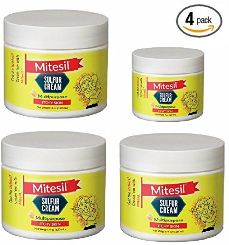 Amazon.com : 4 Pack - Mitesil Mite Cream - Relief : Health & Household