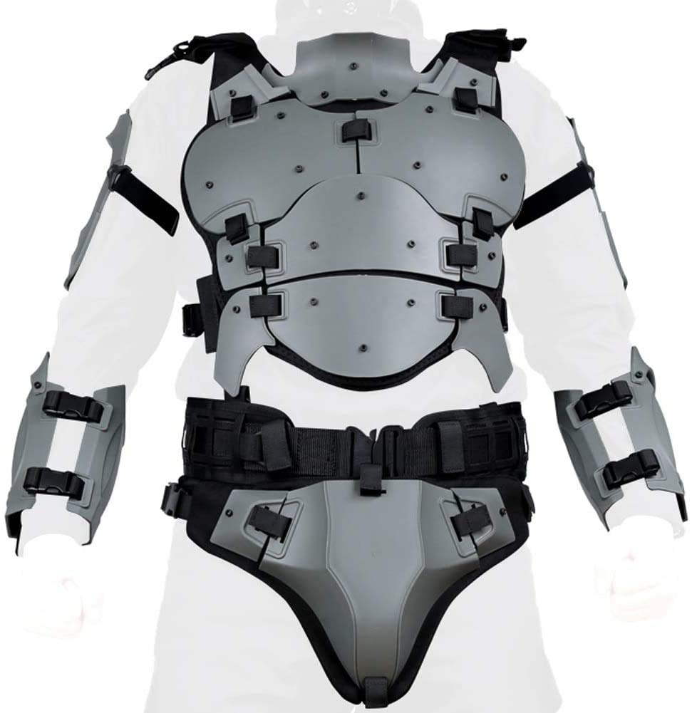 Buy Airsoft Armor Set, Vest Adjustable Molle Chest Protector Set ...
