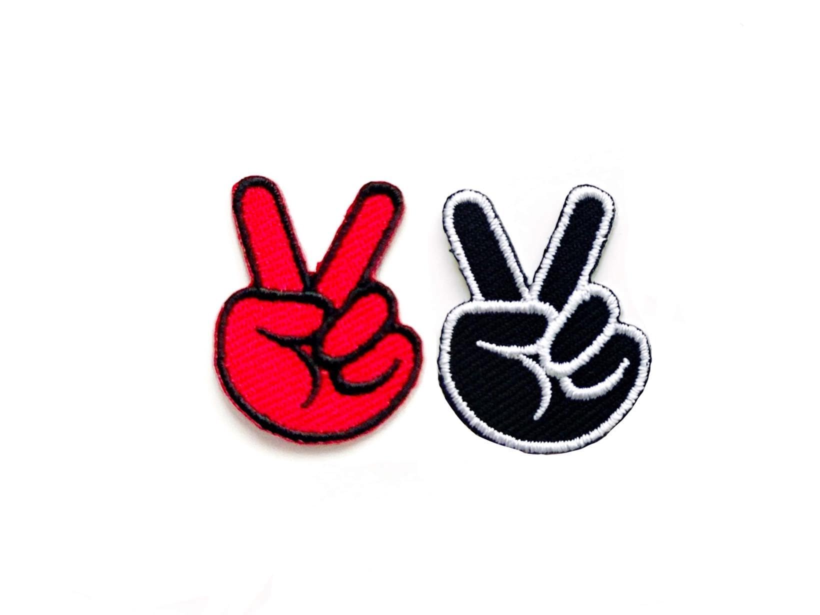 Peace Sign Fingers Cartoon