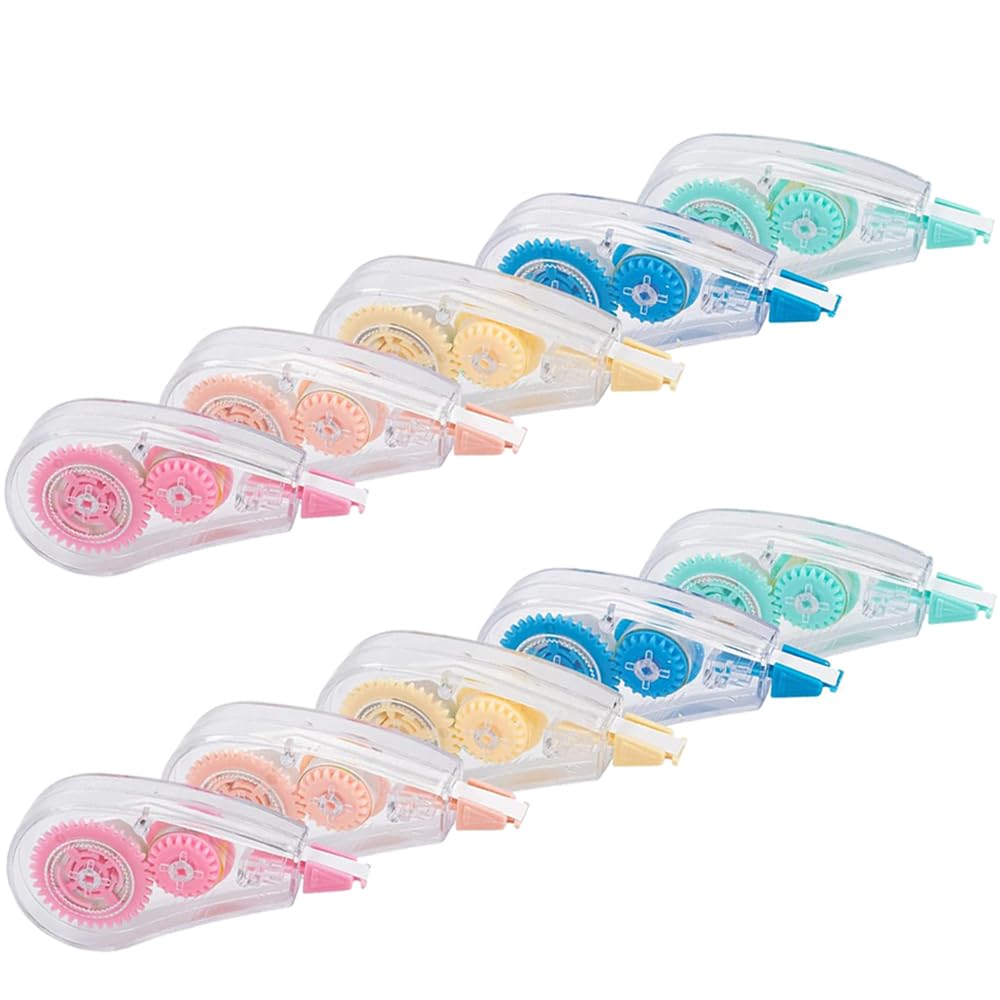 10 Pack White Out Colorful Mini Correction Tapefast Clean Supplies Easy ...