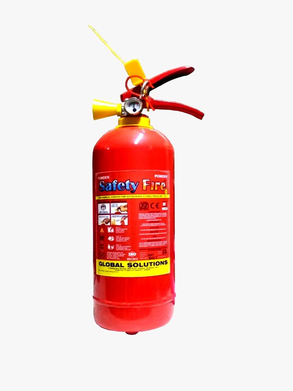 Eco Fire ABC Powder Type 2 Kg Fire Extinguisher (Red) : Amazon.in: Home ...