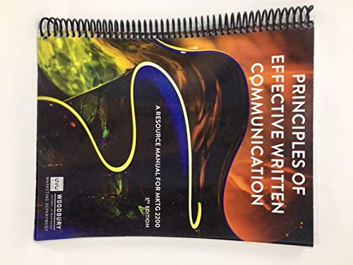 Principles of Effective Written Communication 3rd edition: a resource ...