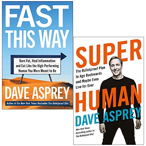 Fast This Way & Super Human By Dave Asprey 2 Books Collection Set ...