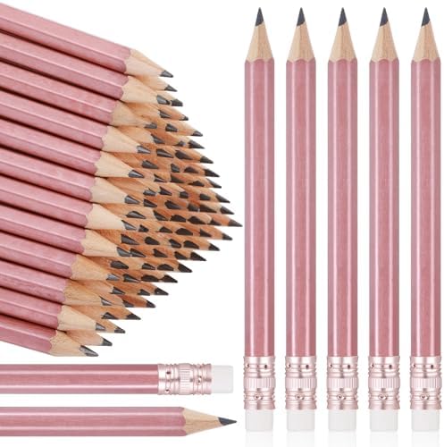 Amazon.com : Outus 72 Pieces Golf Pencils Half Pencils with Eraser Mini ...