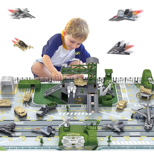 Snapklik.com : WASAiKA Military Base Toy Sets, Army Toys Playset