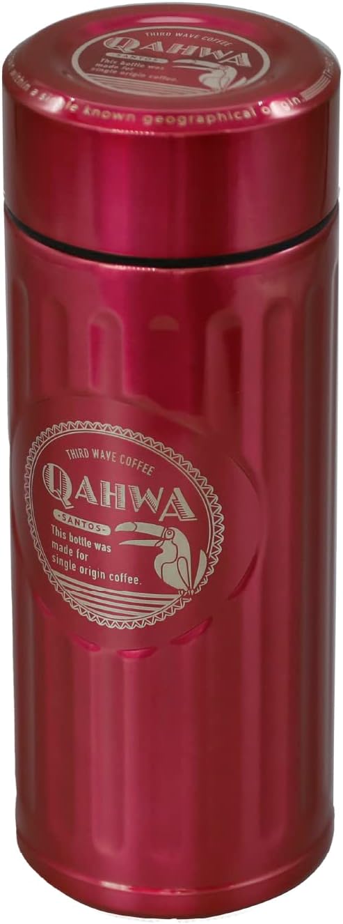 Amazon.co.jp: シービージャパン(CB JAPAN) QAHWA(カフア) 珈琲専用ボトル 420ml ピンク 直飲み 真空断熱2層構造 内面テフロン加工 コーヒーの味と香りを ...