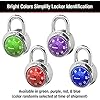Master Lock 1505D Locker Lock Combination Padlock, 1 Pack, Colors May ...