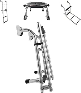 Amazon.com: Stainless Steel Pontoon Boat Ladder Stainless Steel ...
