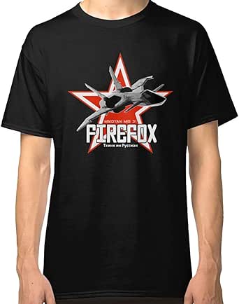 Amazon.com: Firefox Think in Russian Inspired by Firefox Classic Tshirt ...