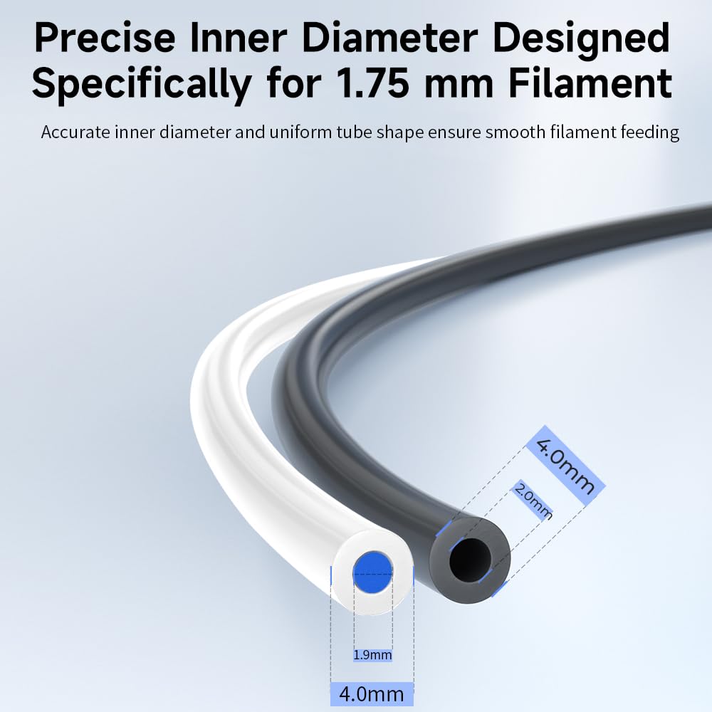 Snapklik.com : Bowden Tube 2 Meter, Official Ultra-Smooth PTFE Tube 2mm ...