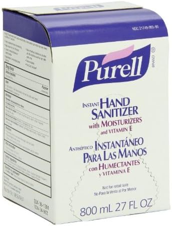 Amazon.com : PURELL Original Instant Hand Sanitizer, 800 mL Bag-in-Box ...