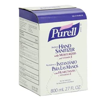 Amazon.com: PURELL Original Instant Hand Sanitizer, 800 mL Bag-in-Box ...