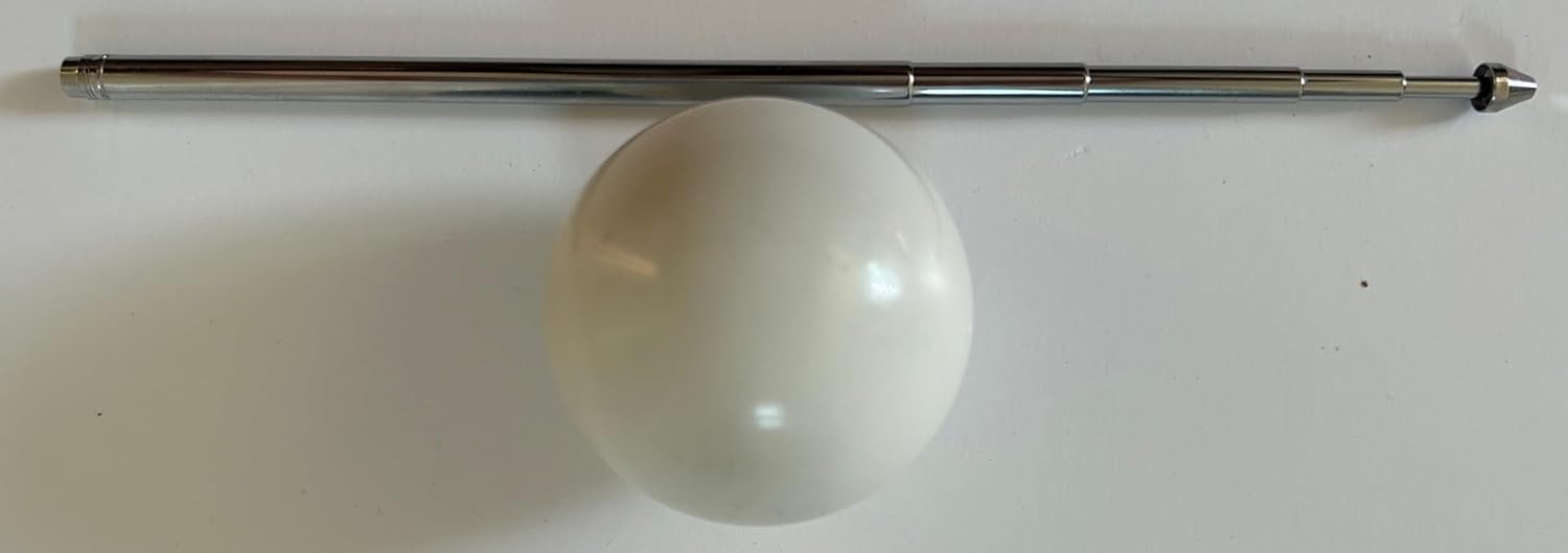 Amazon.com : BuyBocceBalls Listing - Bocce Accessories - 57mm White ...