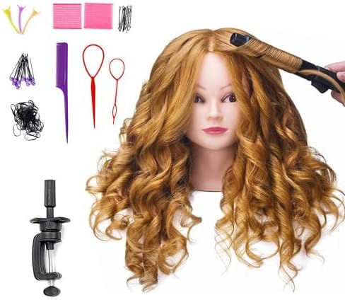 Amazon.com : Headstar Mannequin Head 26-28" Synthetic Fiber Manikin ...