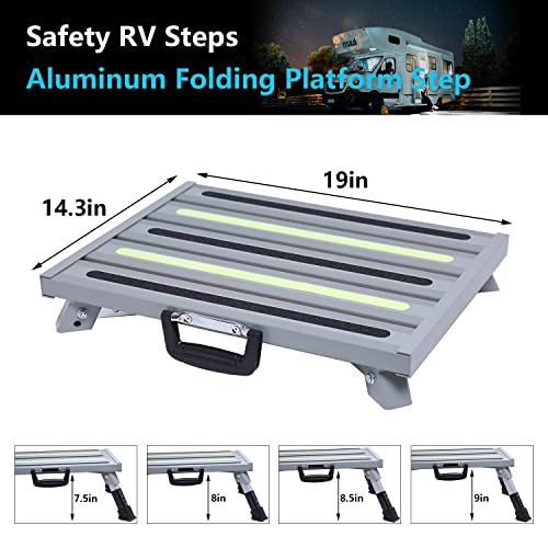 Snapklik.com : GarfatolRv Safety RV Steps,Large RV Step Stool ...