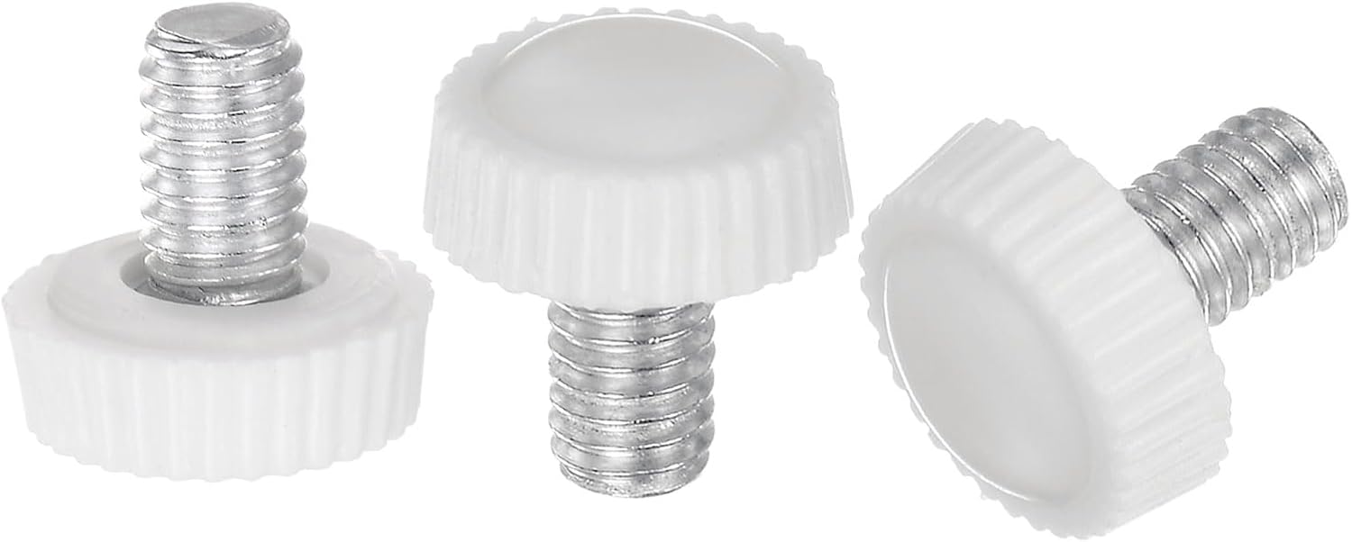 Amazon.com: uxcell 30pcs M6 x 9mm Metric Male Thread Knurled Knobs ...