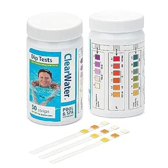 Clearwater Pool Water Testing Kit - Clear Water Pack of 2 x CH0043 Dip ...