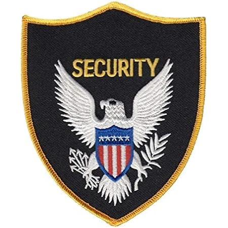 Amazon.com: 2 Pack - Security Guard, Officer Shoulder Patch, American ...