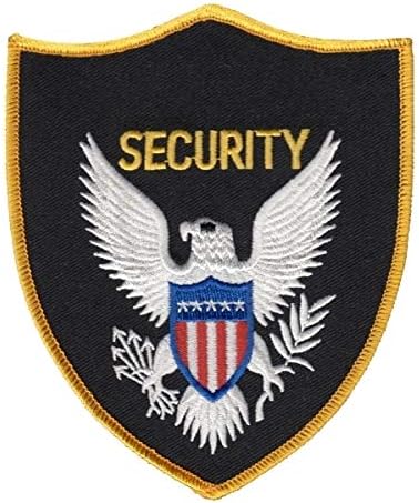 Amazon.com: 2 Pack - Security Guard, Officer Shoulder Patch, American ...
