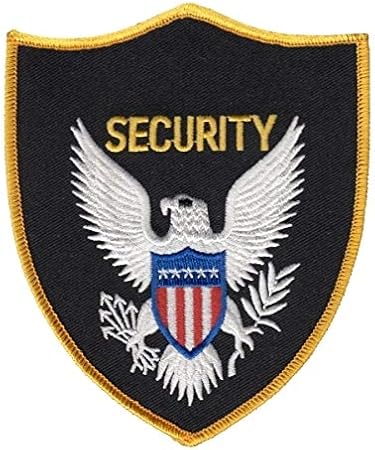 Amazon.com: 2 Pack - Security Guard, Officer Shoulder Patch, American ...