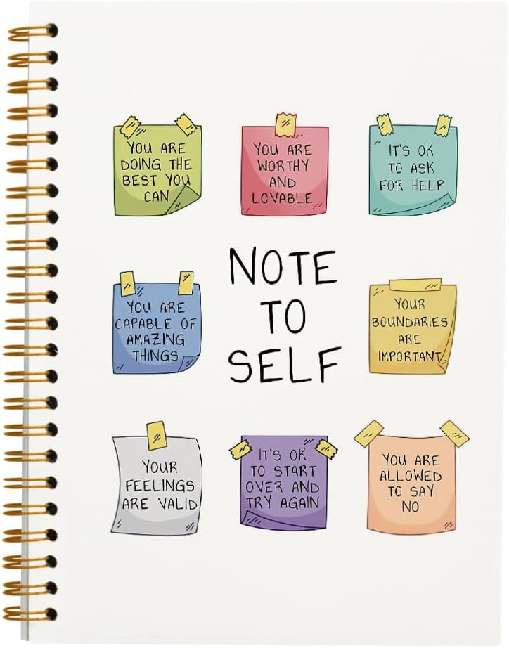 Amazon.com : Tizzer Note to Self Mental Health Self Care Self Love ...