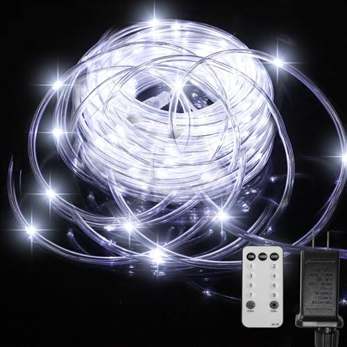 100FT Rope Lights Outdoor, Connectable Trampoline Lights 300LED String ...