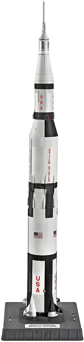 Amazon.com: Revell Germany 04909 Apollo Saturn V Rocket Model Kit ...