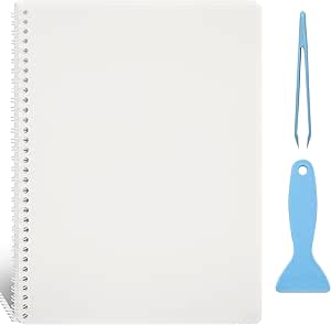 Amazon.com: Ruatu Large Reusable Sticker Book Collecting Album 8.5×11 ...