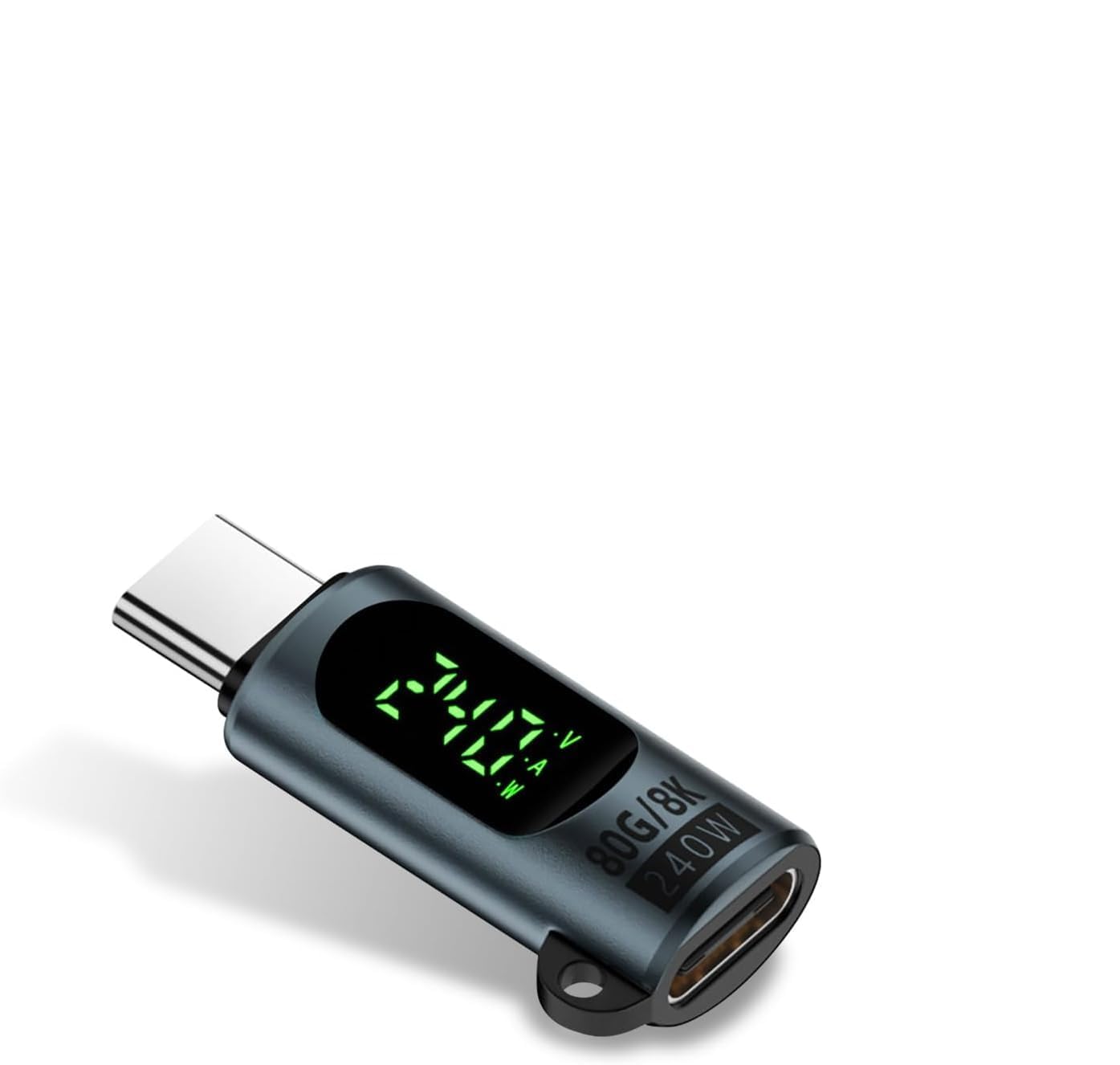 240W USB C Adapter Power Meter Tester, Voltage Current Power LED ...