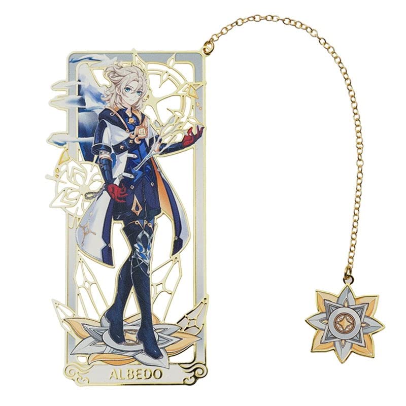 Snapklik.com : Genshin Impact Albedo Bookmark Metal - Xiao, azuha ...