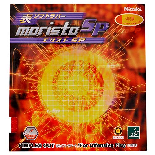 Buy NITTAKU Moristo SP Table Tennis Rubber, Colour - Red Online at Low ...