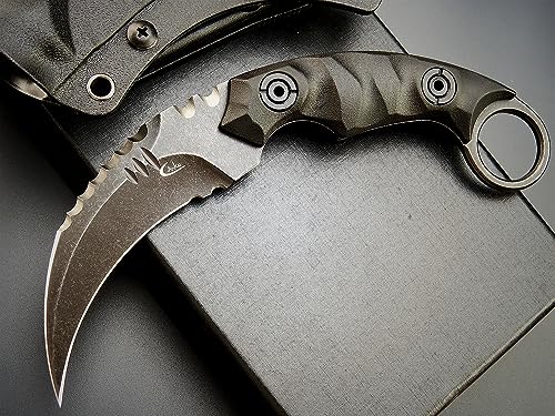Snapklik.com : Ccanku C1691N Fixed Blade Knife,D2 Steel Nylon ...