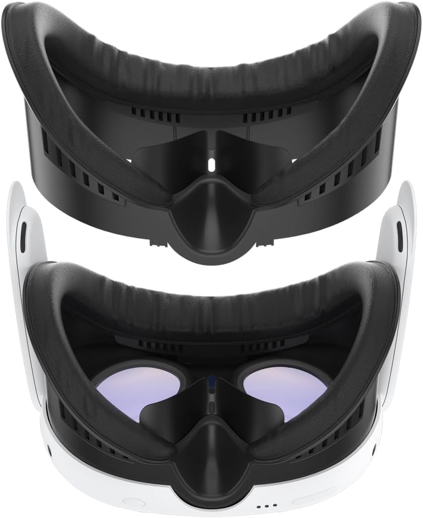 Iesooy Facial Interface for Quest 3, VR Face Cover Pad Facial Interface ...
