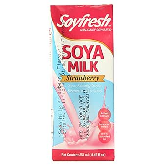 Buy Soyfresh Health Drink - Soya Milk Strawberry, 250ml Pack Online at ...