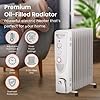 Pro Breeze® 2500W Oil Filled Radiator, 11 Fin - Portable Electric ...
