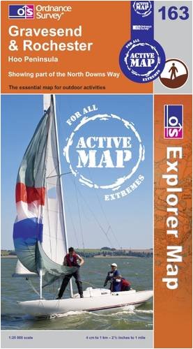 Gravesend and Rochester (OS Explorer Map Active): 9780319467442: Amazon ...