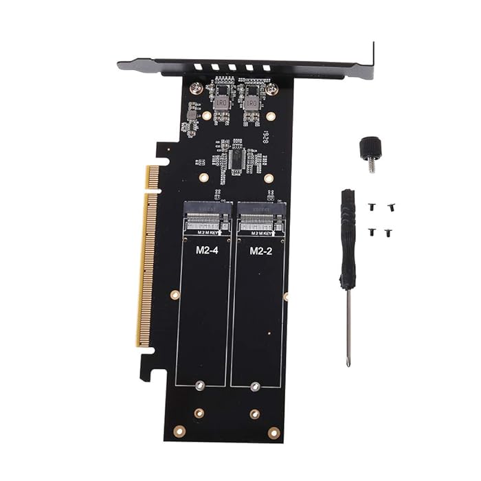 Buy Ycncixwd M.2 X16 to 4X NVME PCIE3.0 GEN3 RAID Card PCI-E VROC Card ...