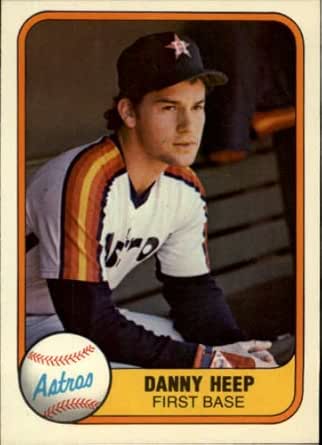 Amazon.com: 1981 Fleer Baseball Rookie Card #72 Danny Heep ...