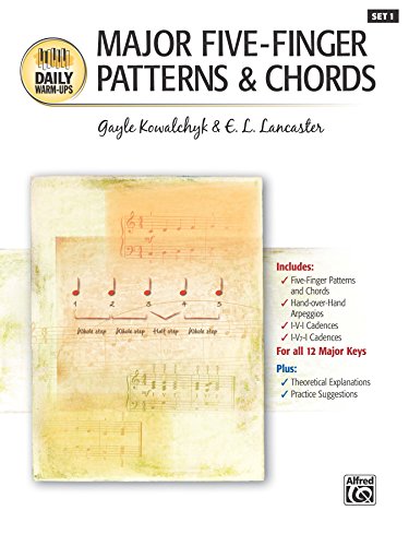 Daily Warm-Ups, Set 1: Major Five-Finger Patterns and Chords for Piano ...