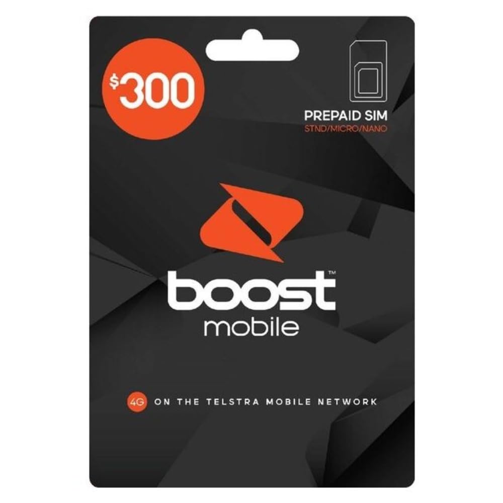 Boost Mobile 300 Prepaid Multi Fit SIM Card Starter Kit : Amazon.com.au ...