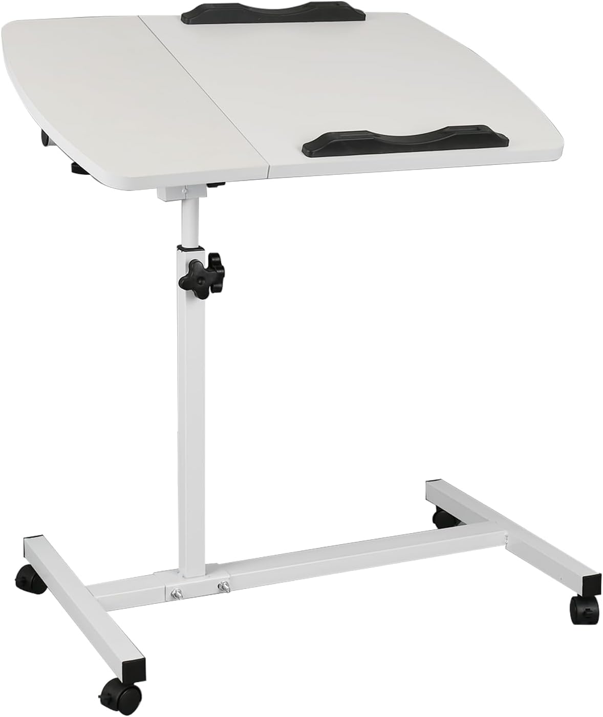 WMLBK Bed Table with Wheels, Foldable, Movable Hospital Bed Table ...