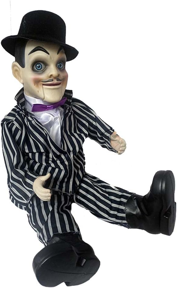 Amazon.com: Animated Haunted Puppet Dummy Ventriloquist Doll Creepy ...