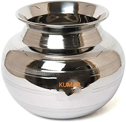 Buy Kgstore Stainless Steel Pongal Pot/Gundu/Balloon (1500ml) Online at ...