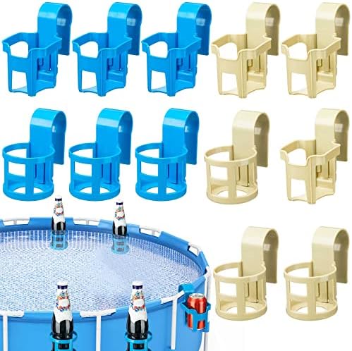 Amazon.com: Pinkunn 12 Pcs Pool Cup Holder Poolside Cup Holders for ...