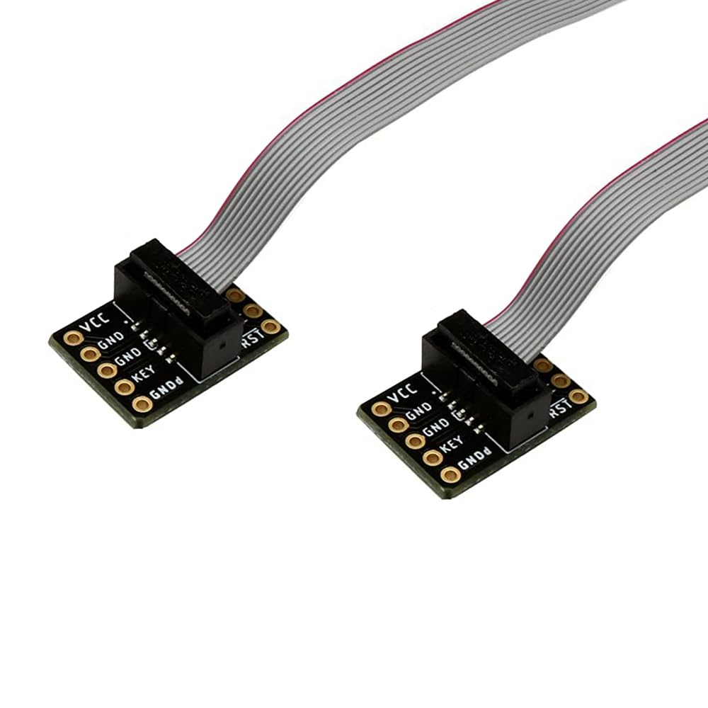Treedix 1.27mm JTAG SWD Breakout Board with 10-pin SWD Cables, SWD ...