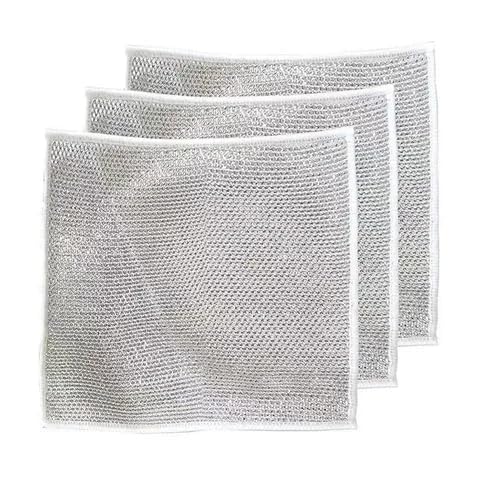 JAGMOOLYA Products New Upgrade Steel Wire Dishcloth,Triple-Layer Steel ...
