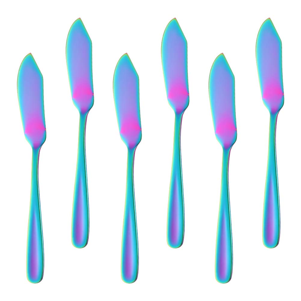 Snapklik.com : Bisda Stainless Steel Cheese Dessert Knives, Set Of 6 ...