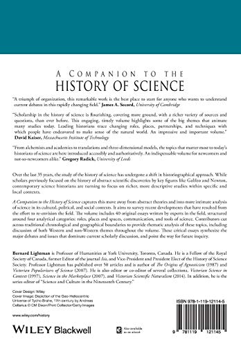 Snapklik.com : A Companion To The History Of Science