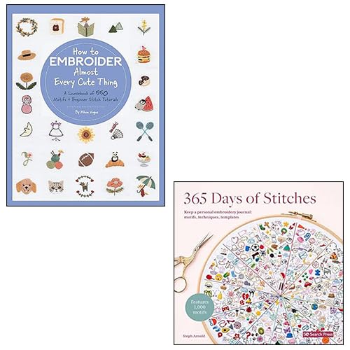 How to Embroider Almost Every Cute Thing By Nihon Vogue, 365 Days of ...