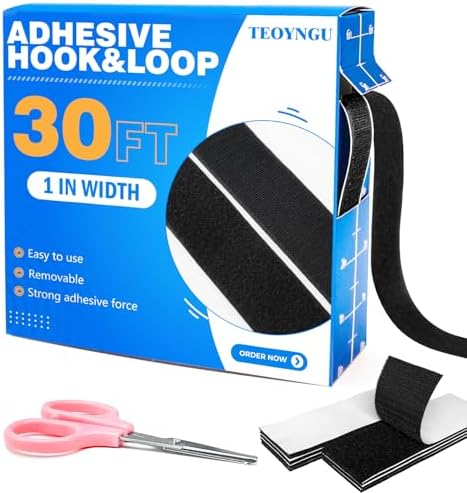 3m Hook and Loop Tape with Adhesive, Heavy Duty Self Sticky ...